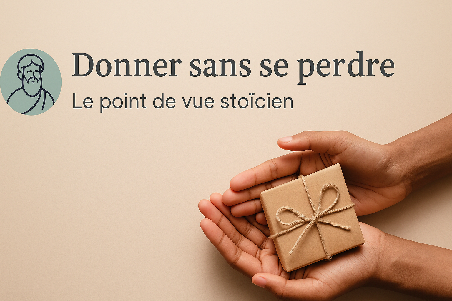 Donner sans se perdre : la sagesse stoïcienne du vrai don